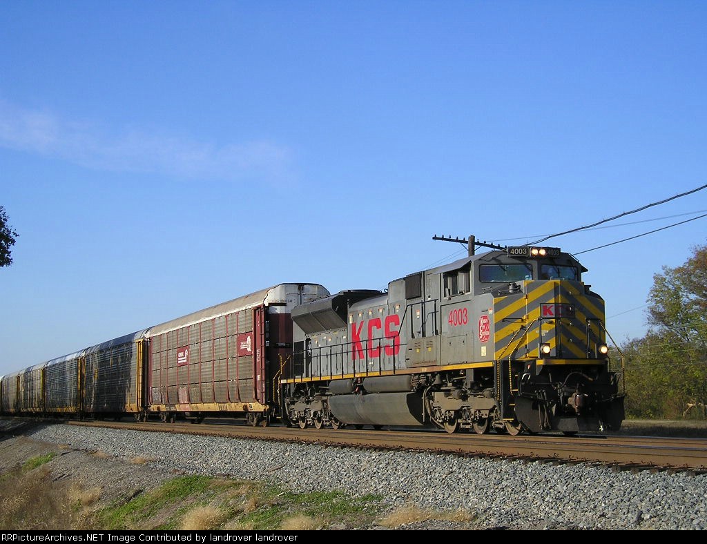 KCS 4003 Westbound